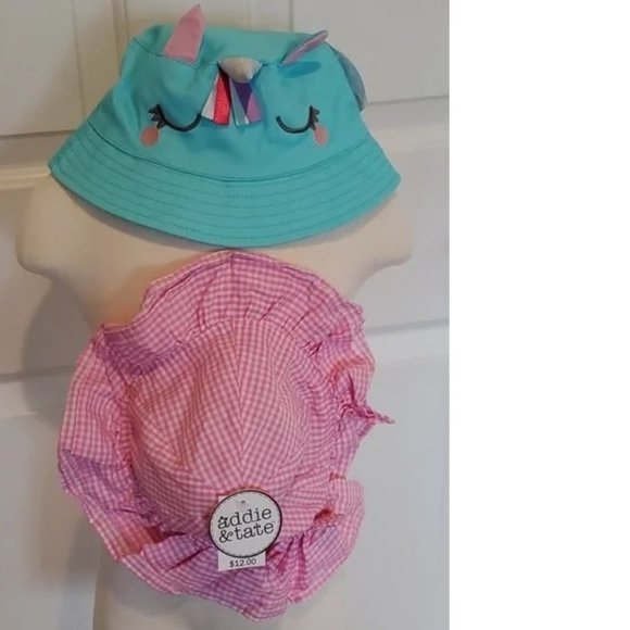 Addie & Tate | Accessories | Toddler Girls Summer Hats Turquoise ...